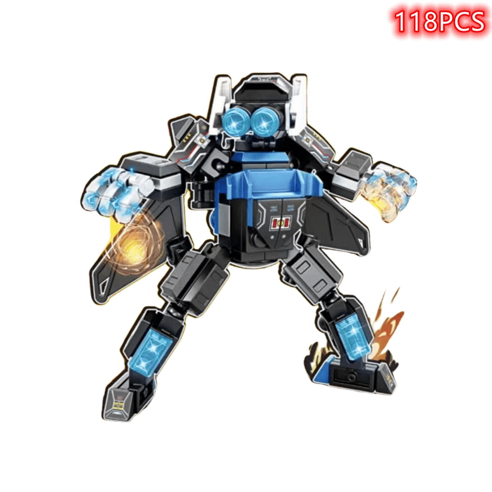 Skibidi Toilet Surveillance Clock Man Titan TV Compatible Building ...