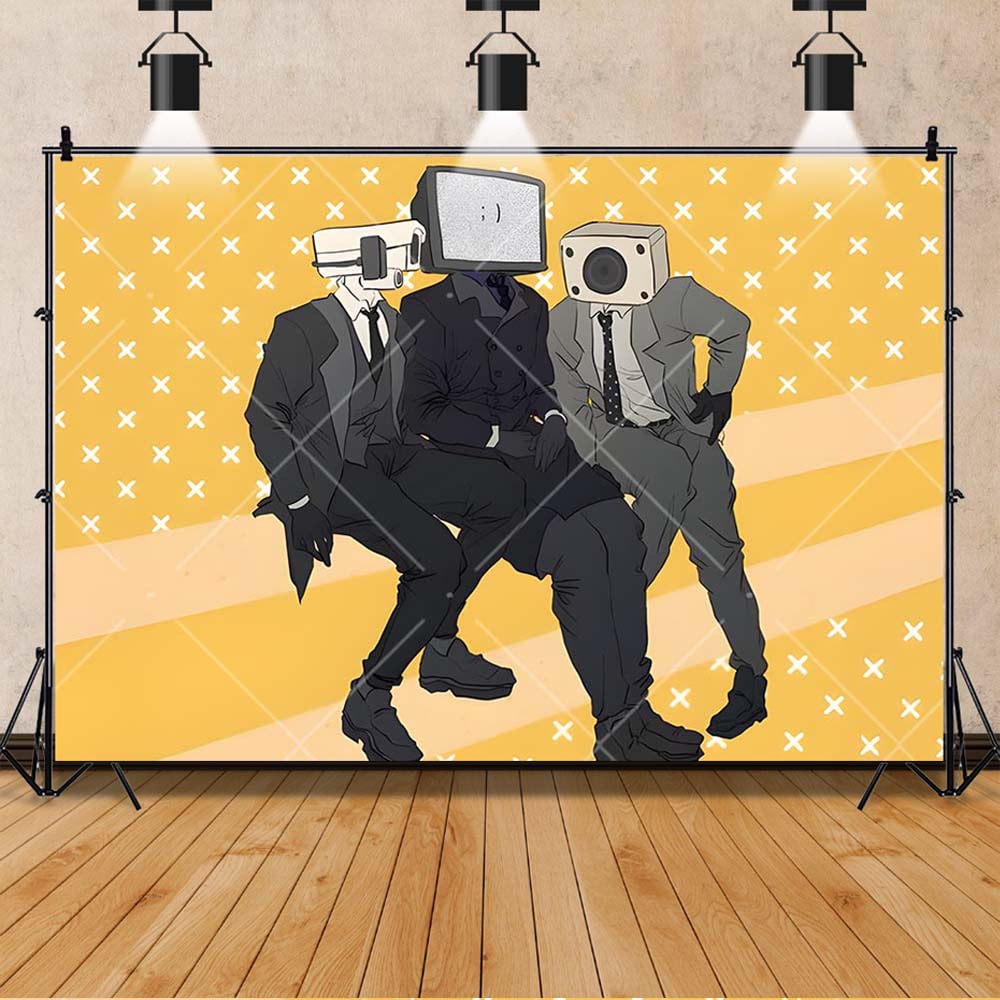 Skibidi Toilet Theme Custom Birthday Tablecloth Decoration Indoor ...