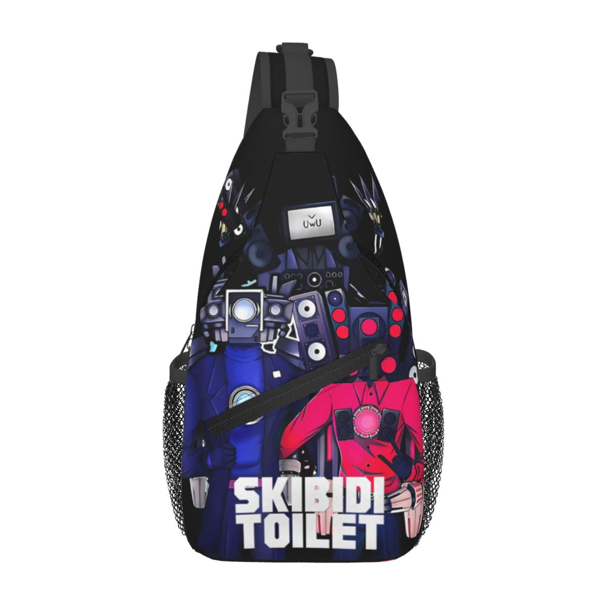 Skibidi Toilet Titan Speakerman Crossbody Backpack Sling Bag for Men ...