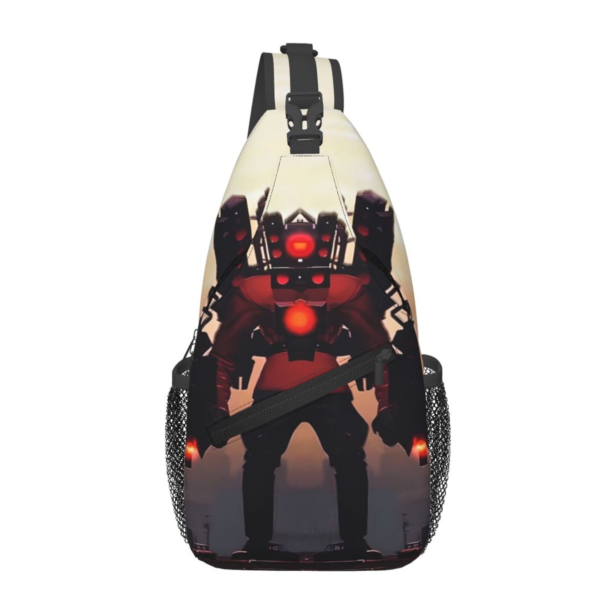 Skibidi Toilet Titan Speakerman Crossbody Backpack Sling Bag for Men ...