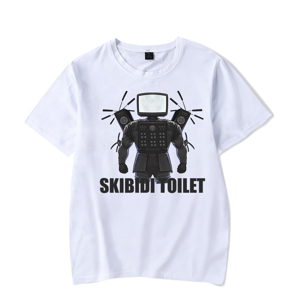 Skibidi Toilet Titan TV Man Merch T-shirt Tee Funny Casual Women Men ...