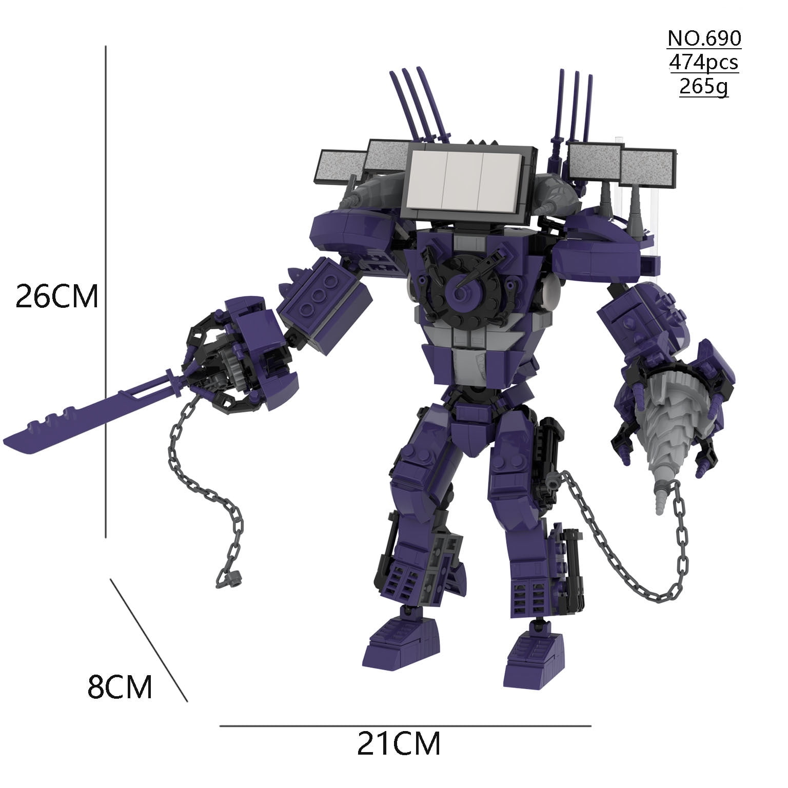 Skibidi Toilet Titan TV Man Speakerman Horror Game Bosses Camara ...