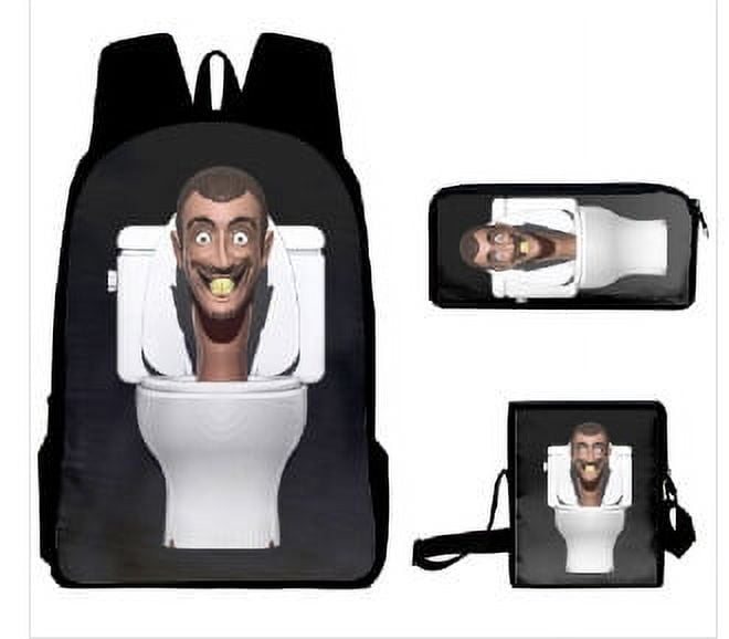 Skibidi Toilet Toilet Spoof Schoolbag Primary and Secondary School ...
