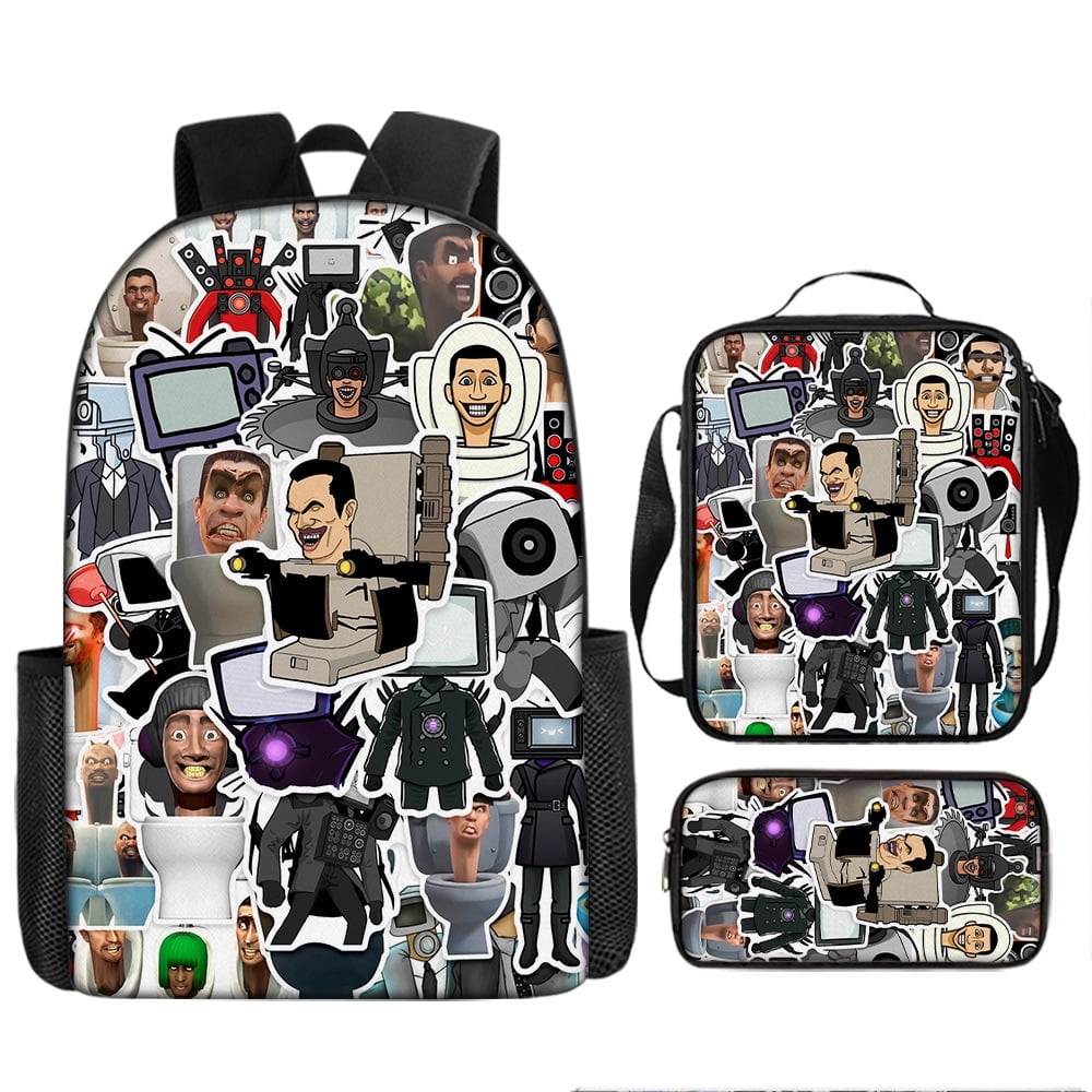 Skibidi Toilet Toilet Spoof Schoolbag Primary and Secondary School ...