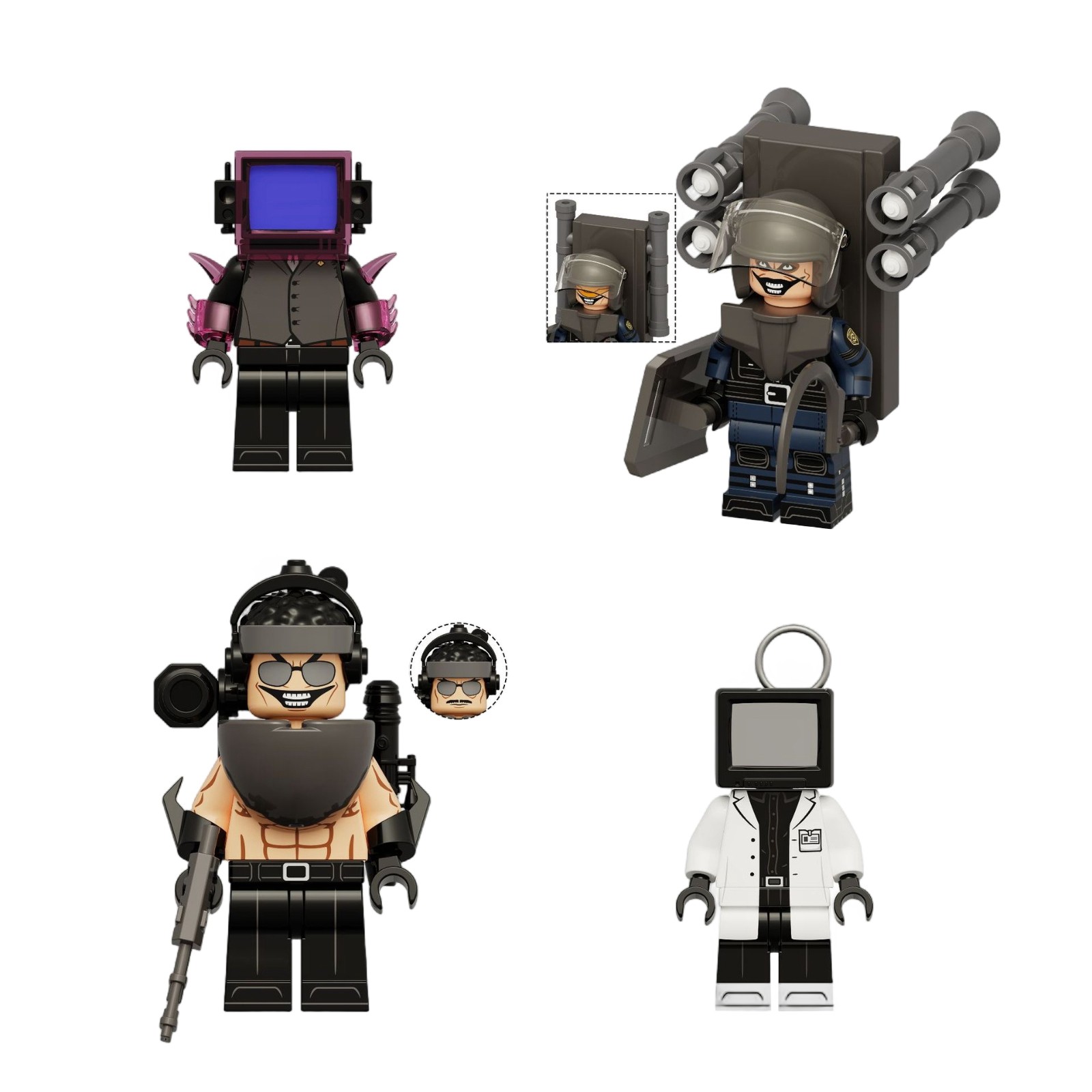 Skibidi Toilet Toys, Skibidi Toilet Action Figures Sets Skibidi Toilet ...