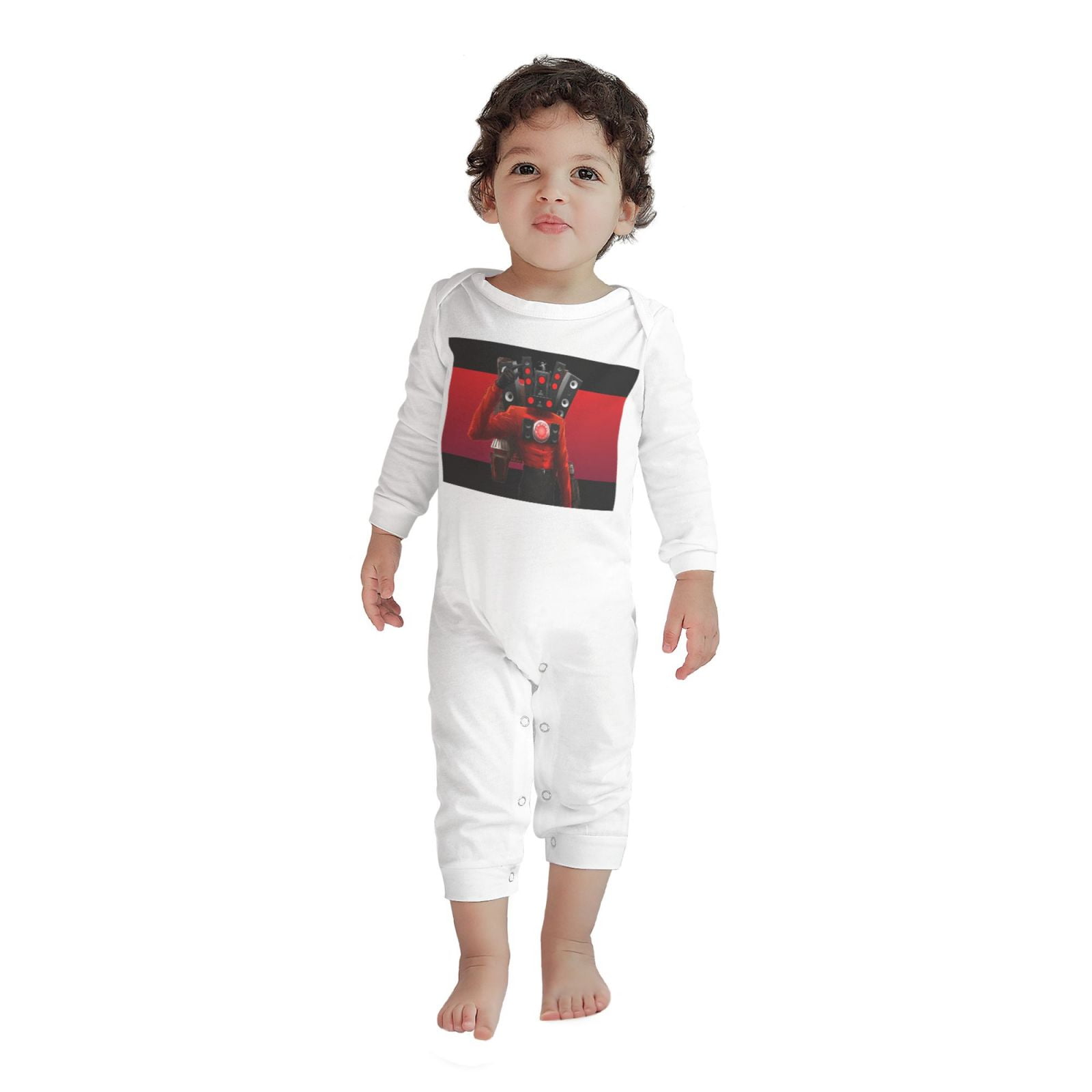 Skibidi Toilet Unisex-Baby Baby Bodysuits, Baby Long Sleeve Bodysuit ...