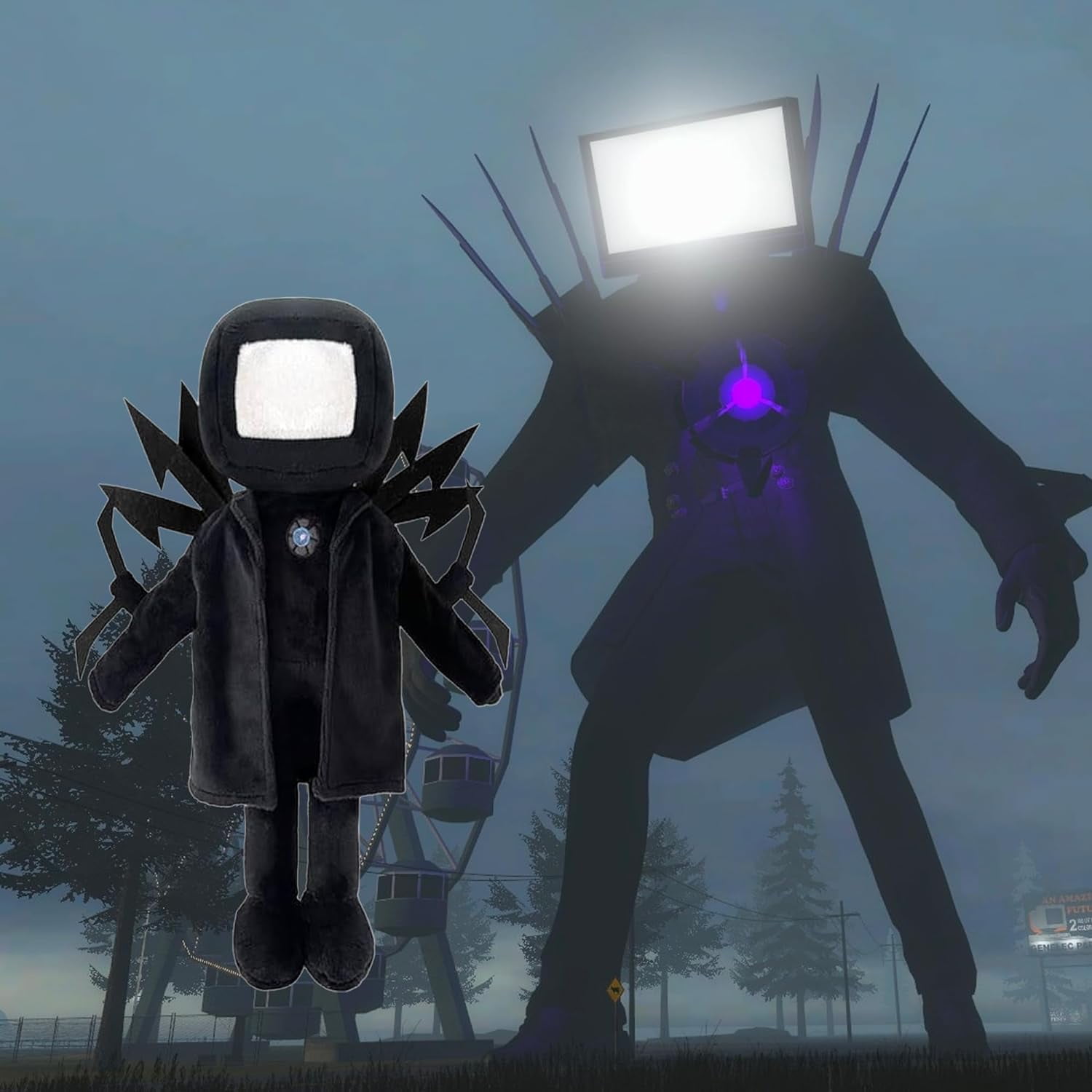 Skibidi Toilet Upgraded Titan TV Man Plush Toy 30cm Best Gifts for ...