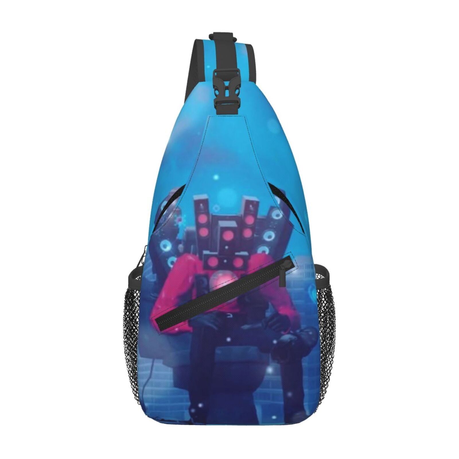 Skibidi toilet crossbody bags sling backpack for Man & women chest bag ...