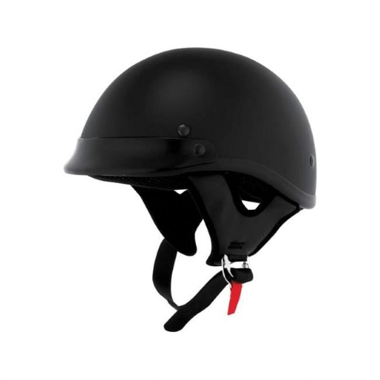 Skid Lid Helmets Traditional Solid Helmet , Size: Lg, Black, Helmet ...