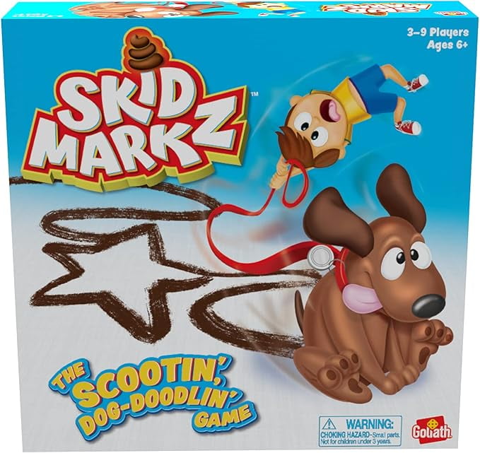 Skid Markz Game - The Scootin,' Dog-Doodlin' Drawing Game by Goliath ...