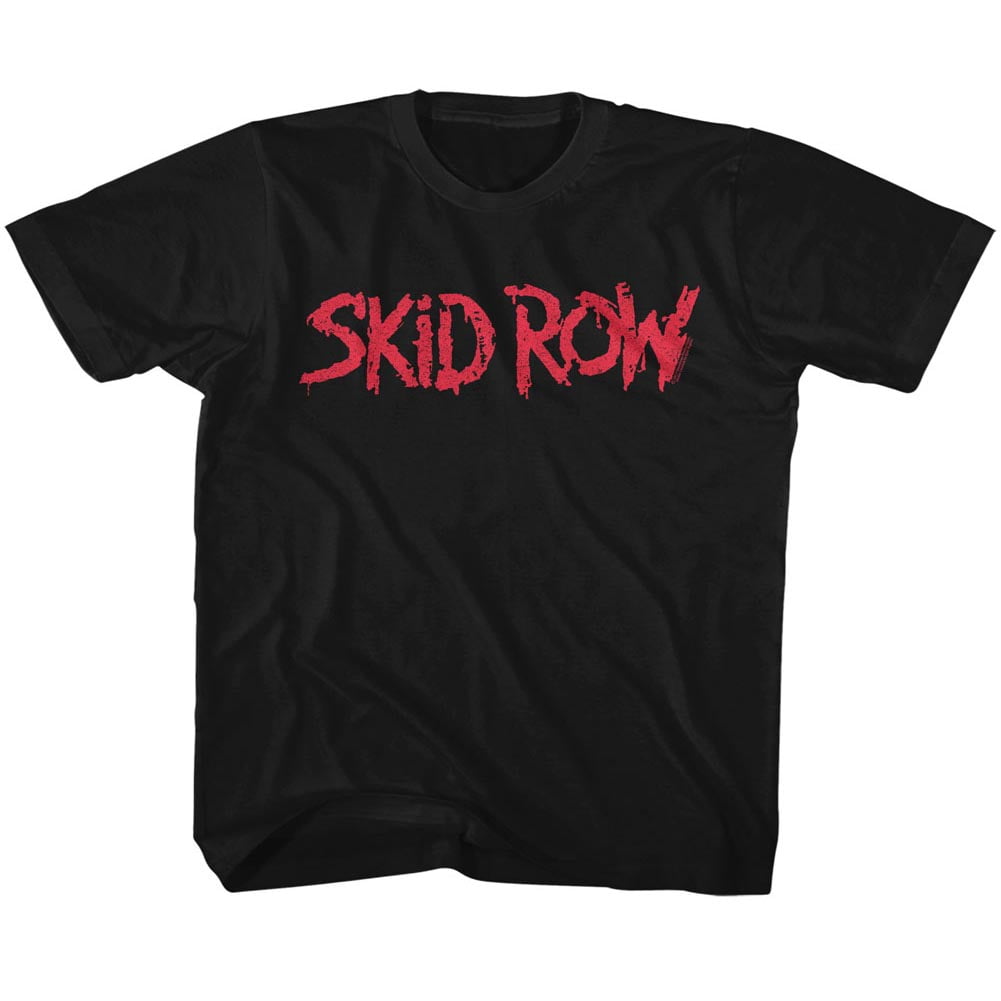 Skid Row Red Logo Black Children's T-Shirt - Walmart.com