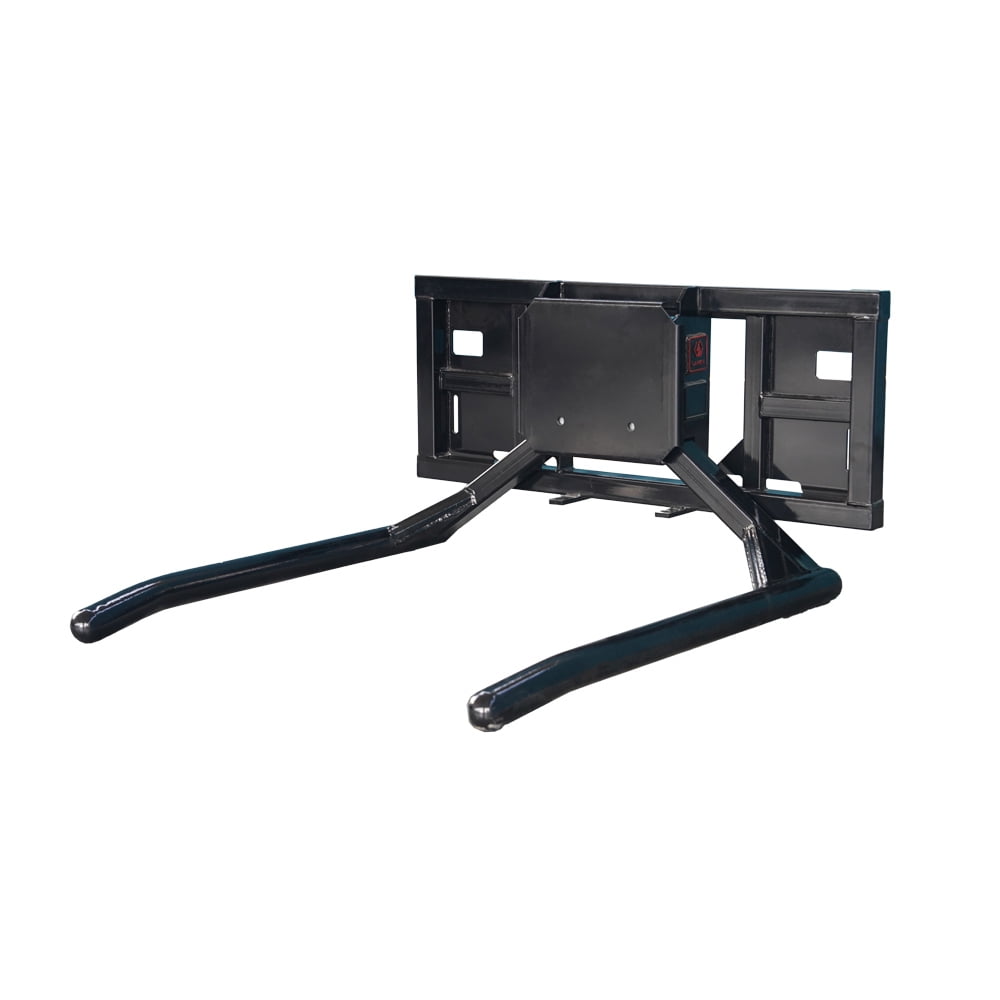 Skid Steer Bale Lifter Attachment - Heavy-Duty Adjustable Bale Grabber ...