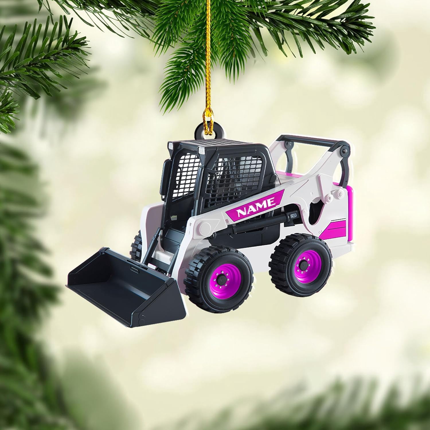 Skid Steer Loader Ornament Track Skid Steer Ornament Track Loader ...
