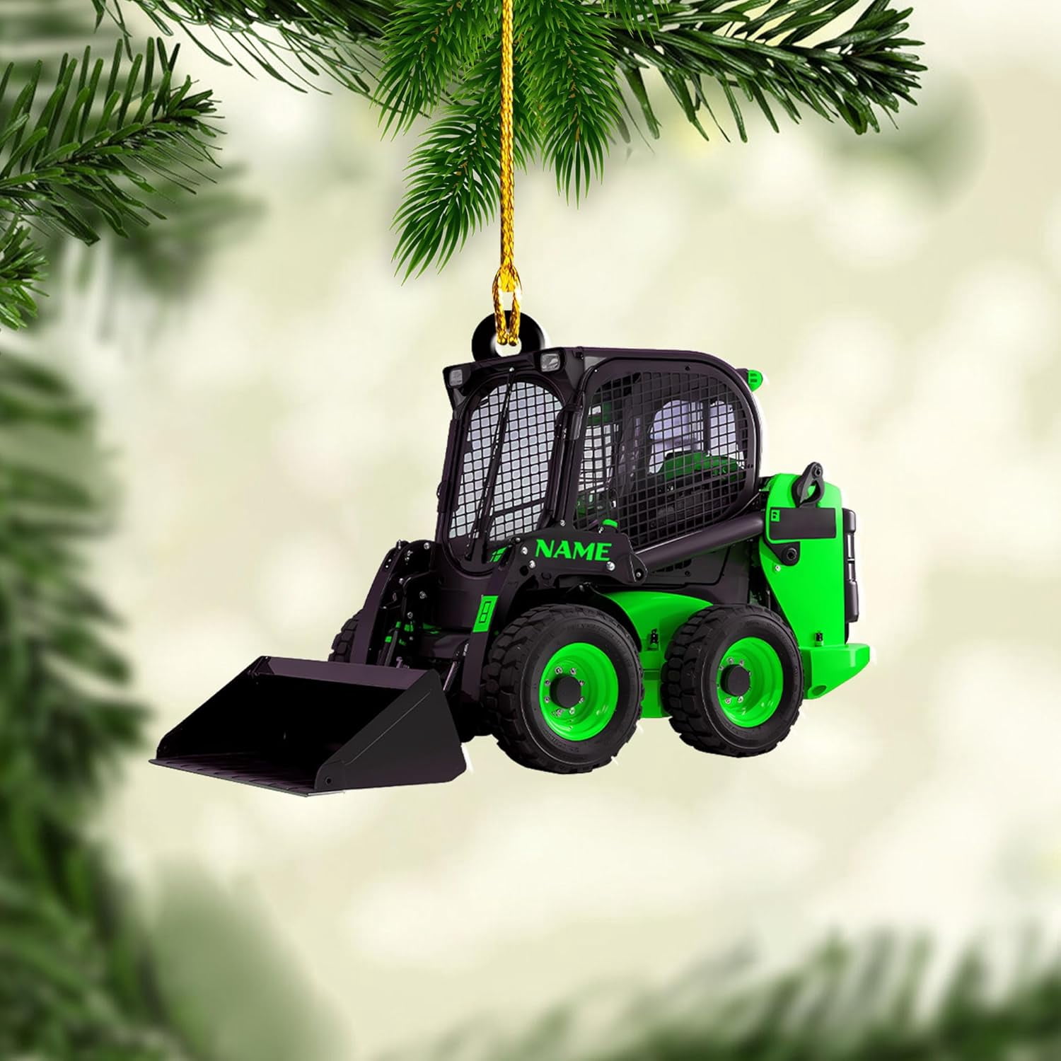 Skid Steer Loader Ornament Track Skid Steer Ornament Track Loader ...