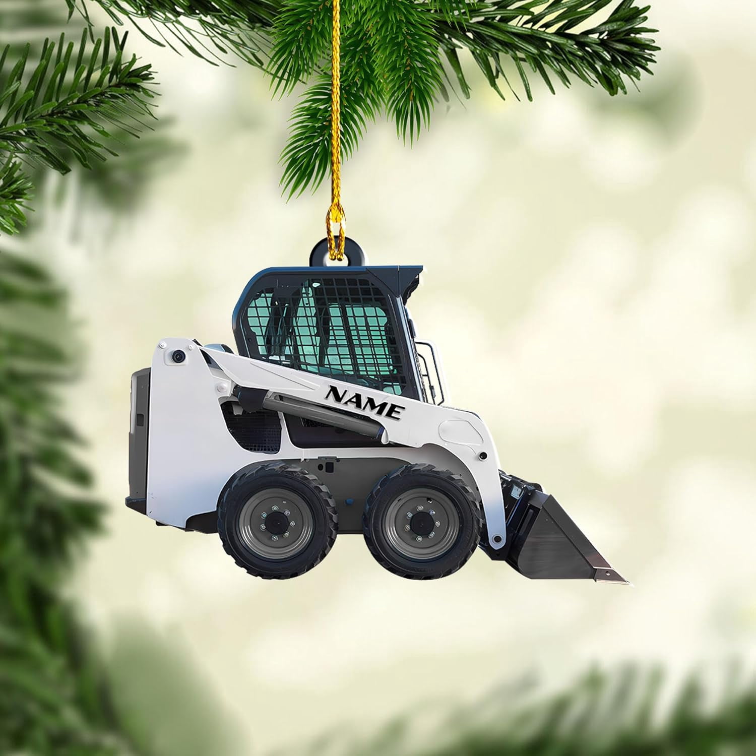 Skid Steer Loader Ornament Track Skid Steer Ornament Track Loader ...