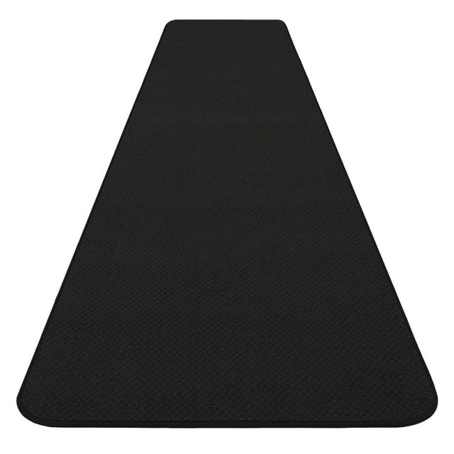 House, Home and More Skid-resistant Heavy Duty Entrance Rug - Black ...
