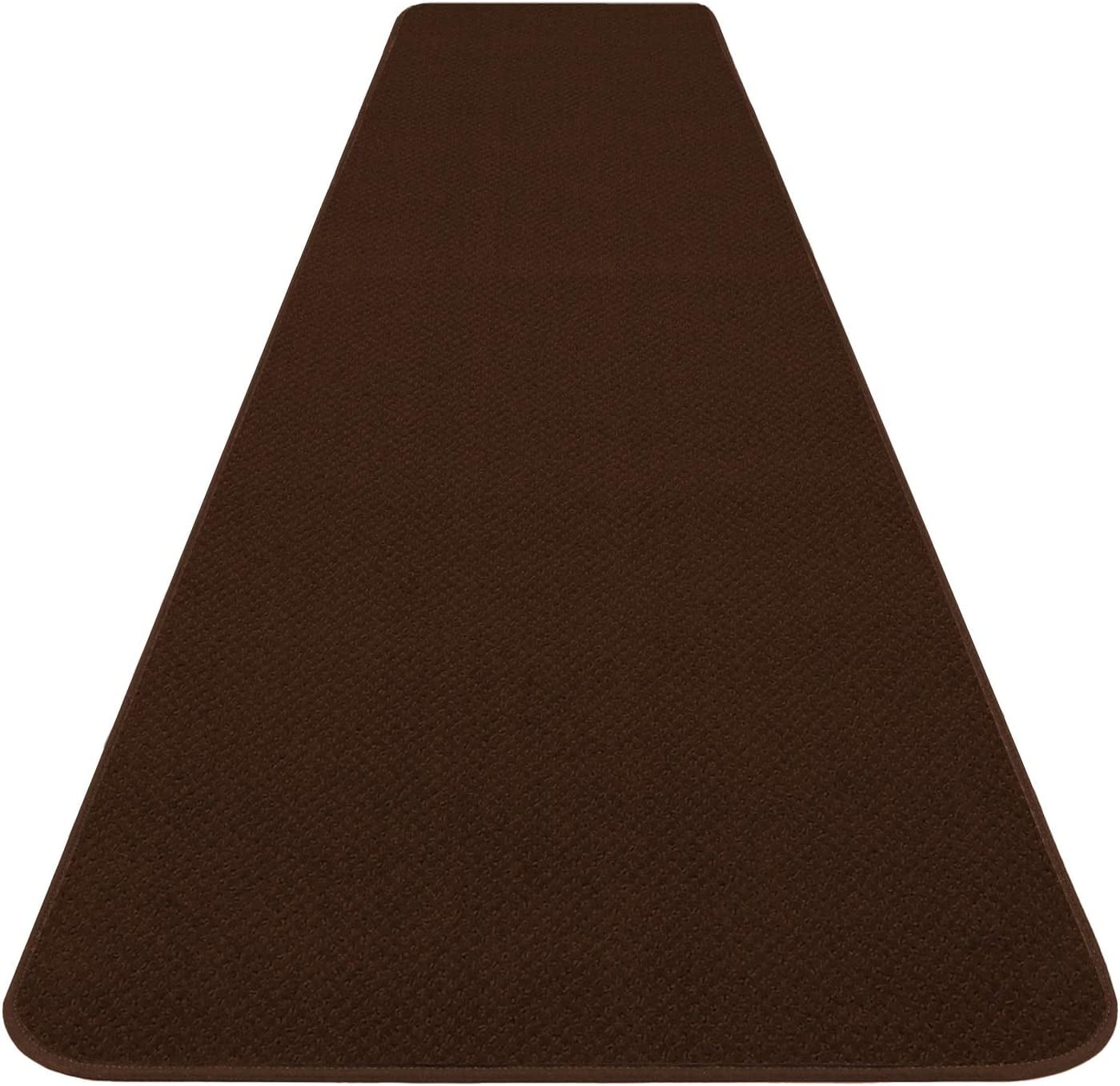 Skid-resistant Carpet Runner - Chocolate Brown - 8 Ft. X 27 In. - Many ...