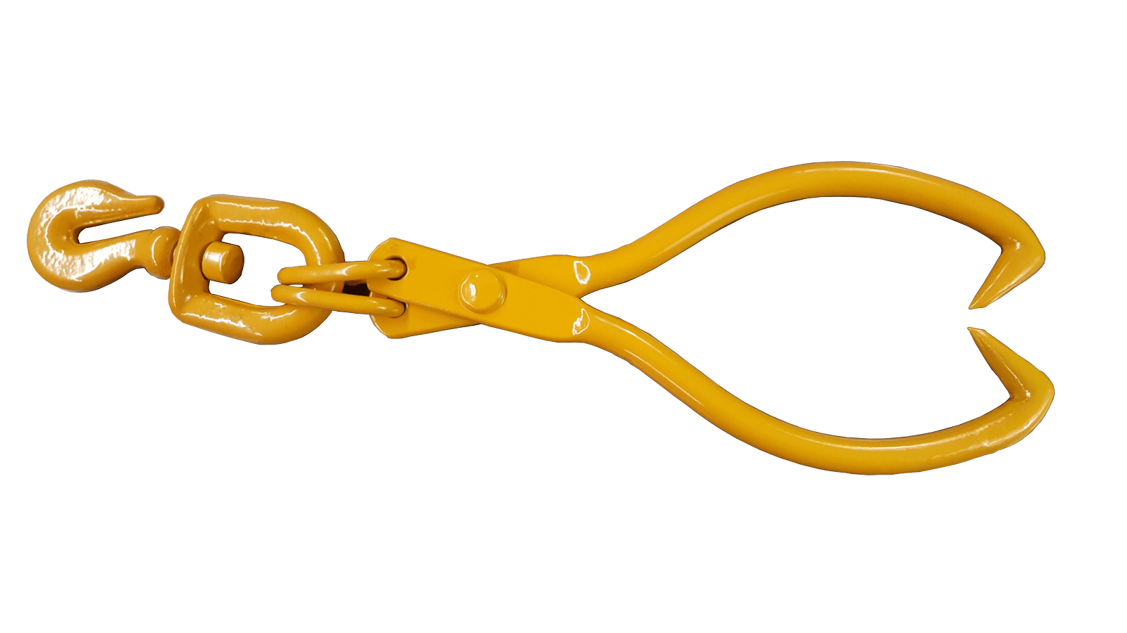 Skid tong hay grapple ice block tong 17.5" logs secure grip wood ...