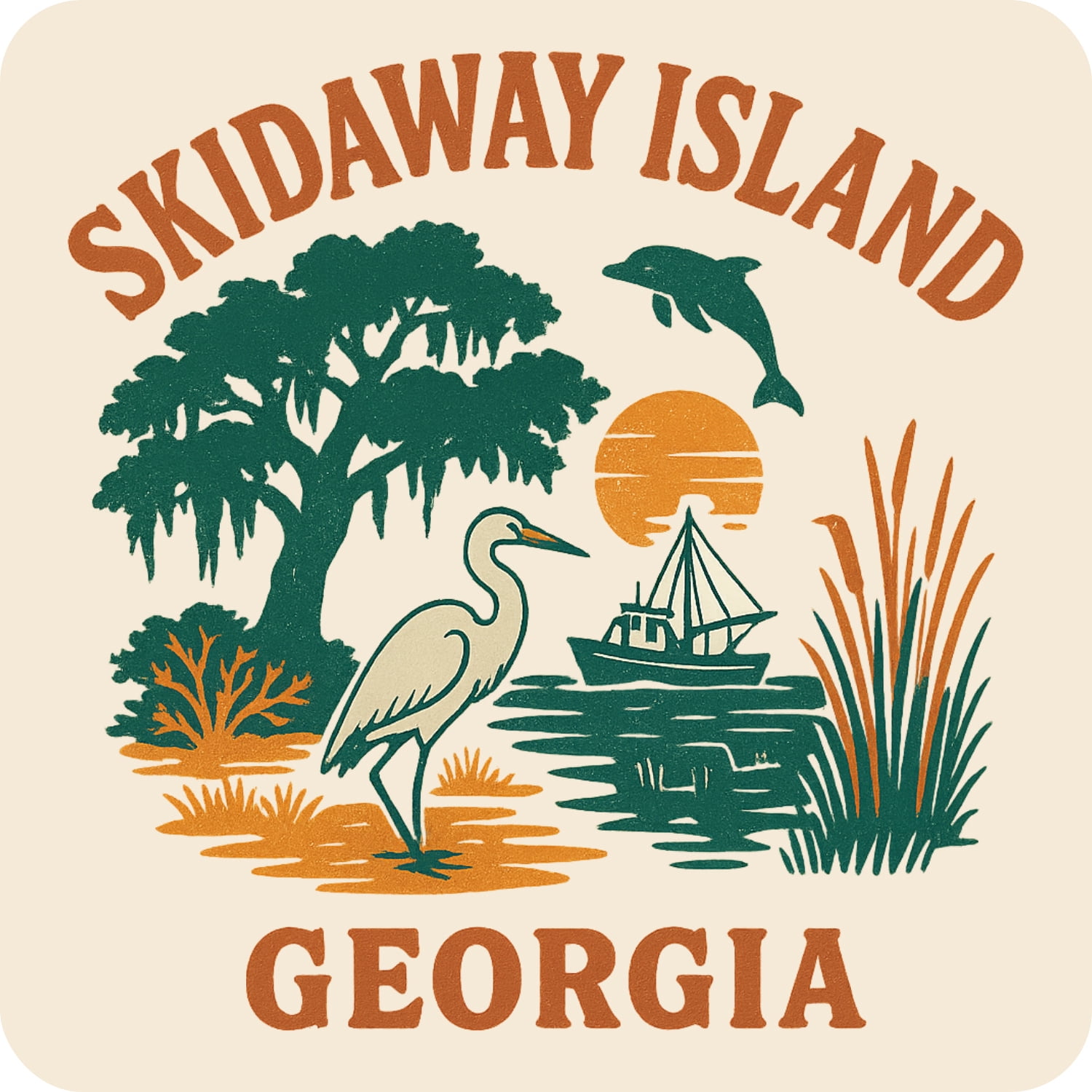 Skidaway Island Georgia Keepsakes Souvenir Vinyl Sticker – Destination ...