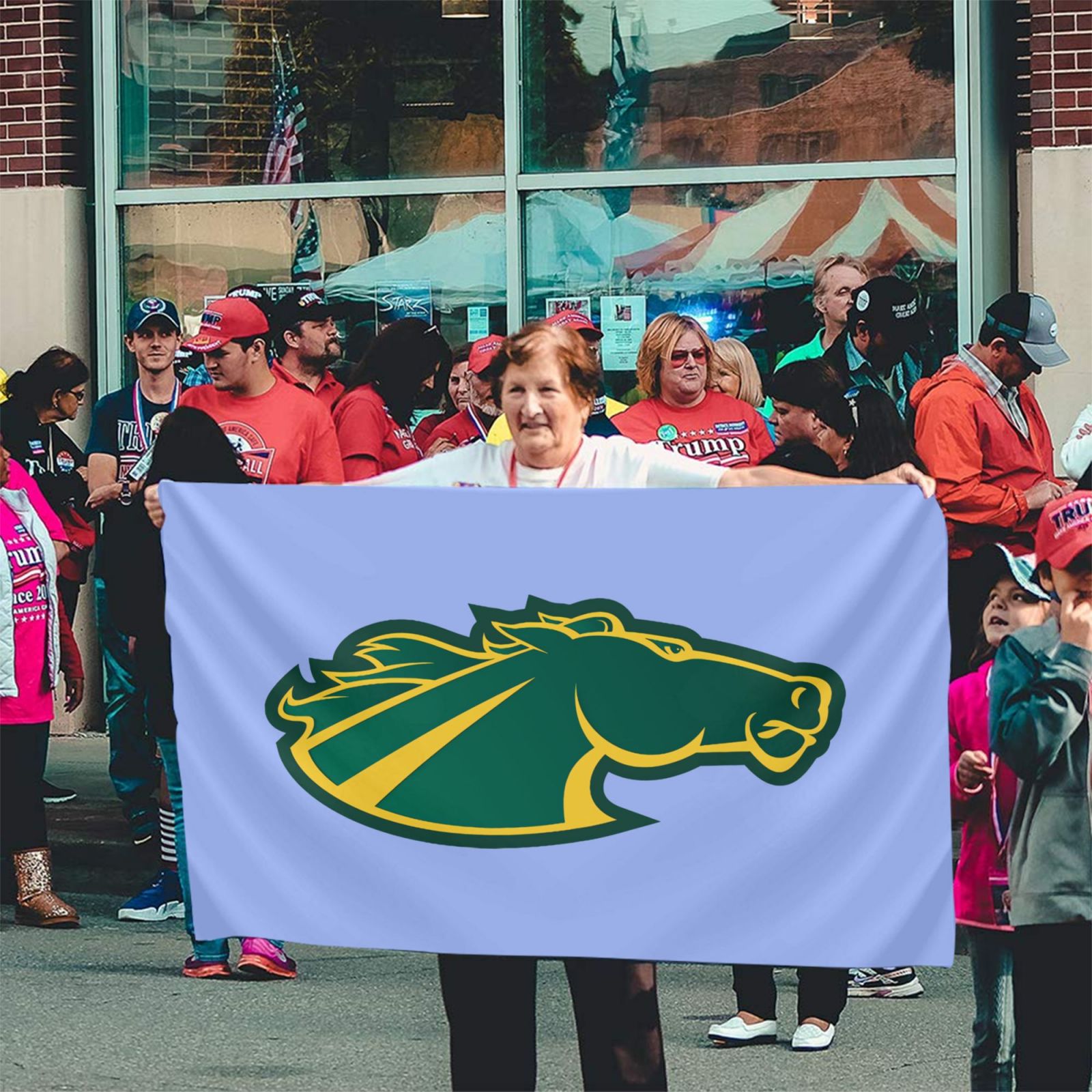 Skidmore College Flag 3x5 Outdoor ,Sewn Stripes, Stronger Brass ...