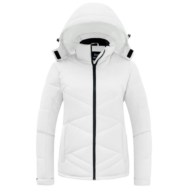 Skieer Women's Ski Jacket Windproof Hooded Raincoat Warm Snow Coat ...