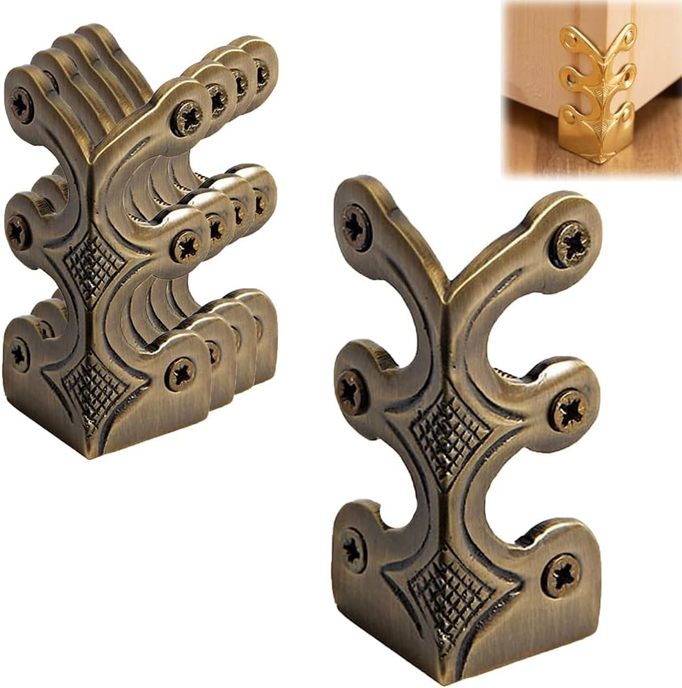 Skiffers Baseboard Corner Protectors,2025 New Vintage Metal Solid Brass ...