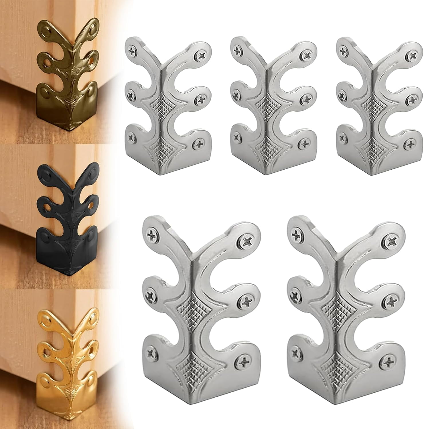 Skiffers Baseboard Corner Protectors, 4 Styles-Baseboard Corner ...