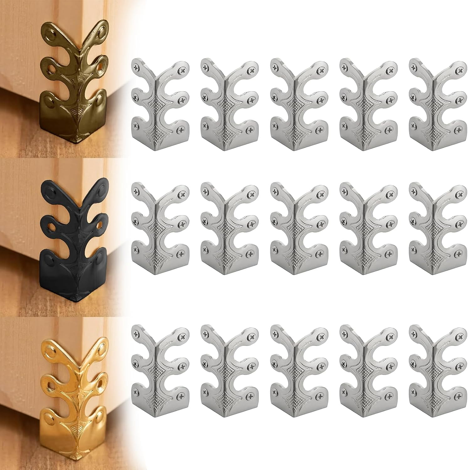 Skiffers Baseboard Corner Protectors, 4 Styles-Baseboard Corner ...