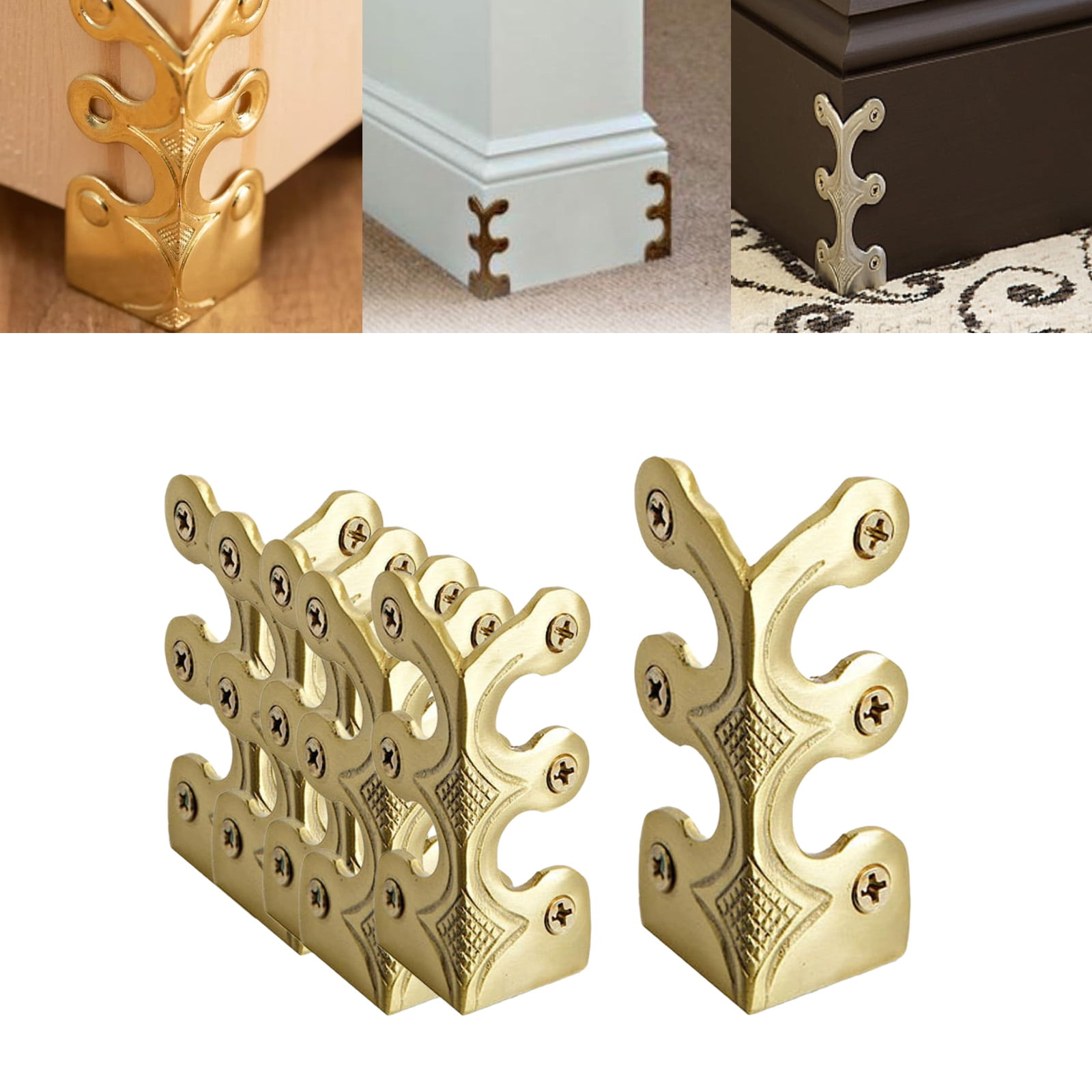 Skiffers, Skiffers Baseboard Corner Protectors, Metal Baseboard Corner ...