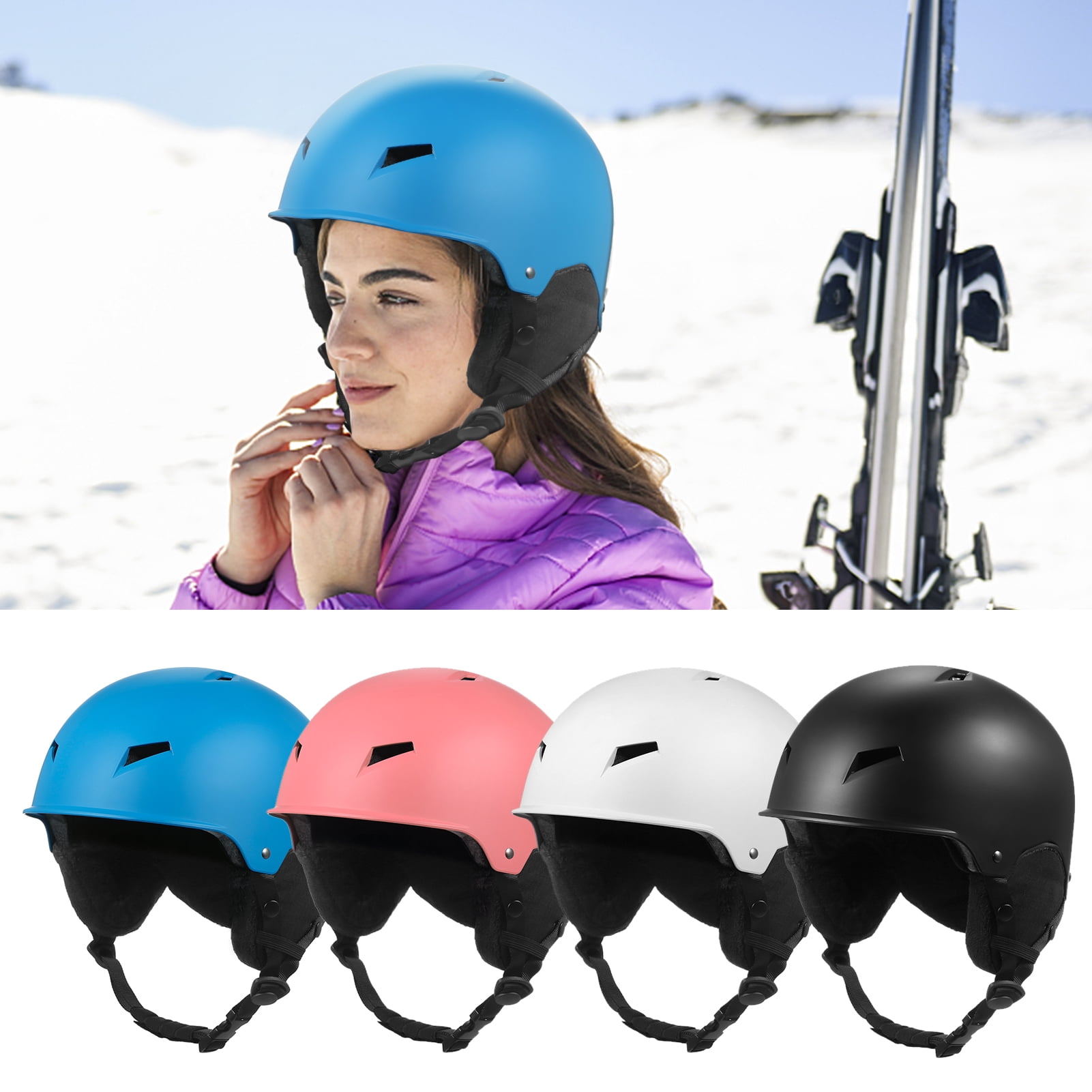 Skiing Equipment,With Ideal Safety Helmet Helmet Earmuff Men Helmet ...