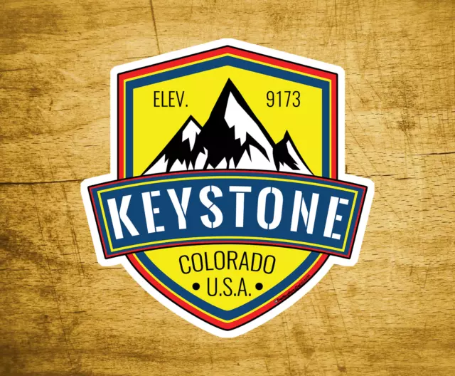 Skiing Keystone Colorado Sticker Decal Snowboarding Phone Decal Water ...