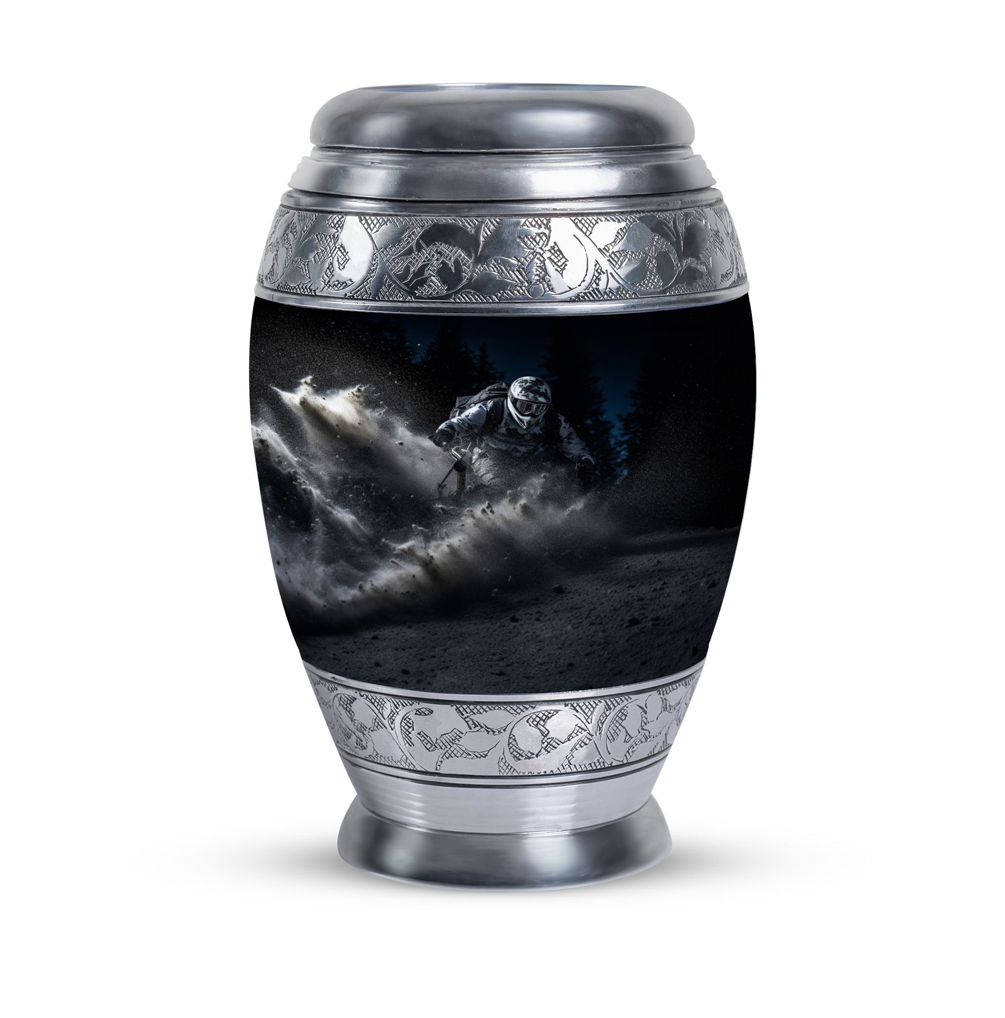 Skiing Urns For Men - Funeral Urns For Adult Ashes Women, Adult Urns ...