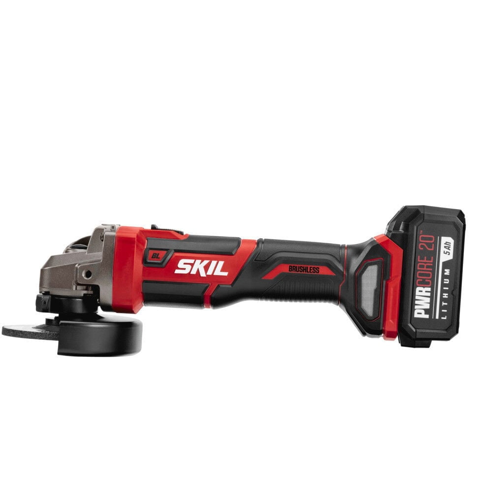 Skil Pwrcore 20 Angle Grinder Kit Brushless 20V 4 1/2In - Walmart.com