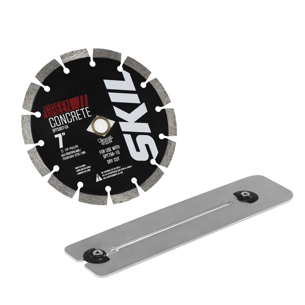 Skil Stainless Steel Compression Skid Plate With Anti-Spalling Slot 7In ...