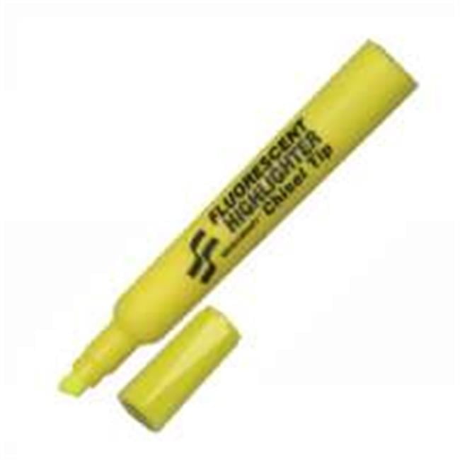 Skilcraft NSN9044476 Chisel Tip Tube Type Fluorescent Highlighter ...