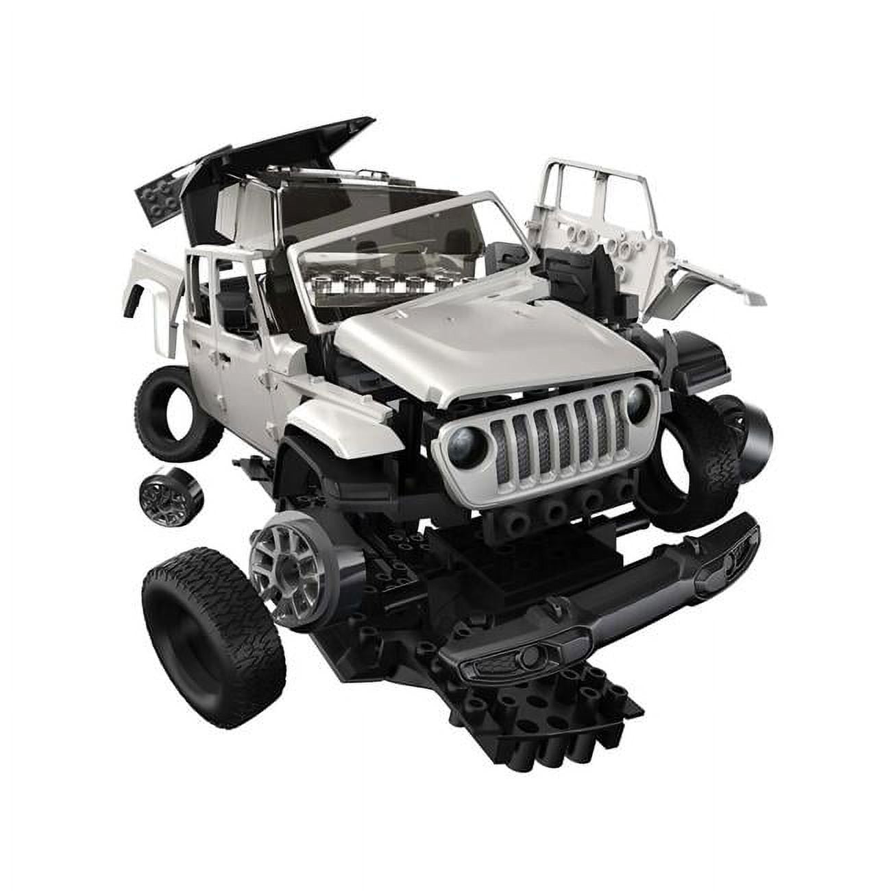 Skill 1 Jeep Gladiator JT Overland Silver Snap Together Model Car Kit ...