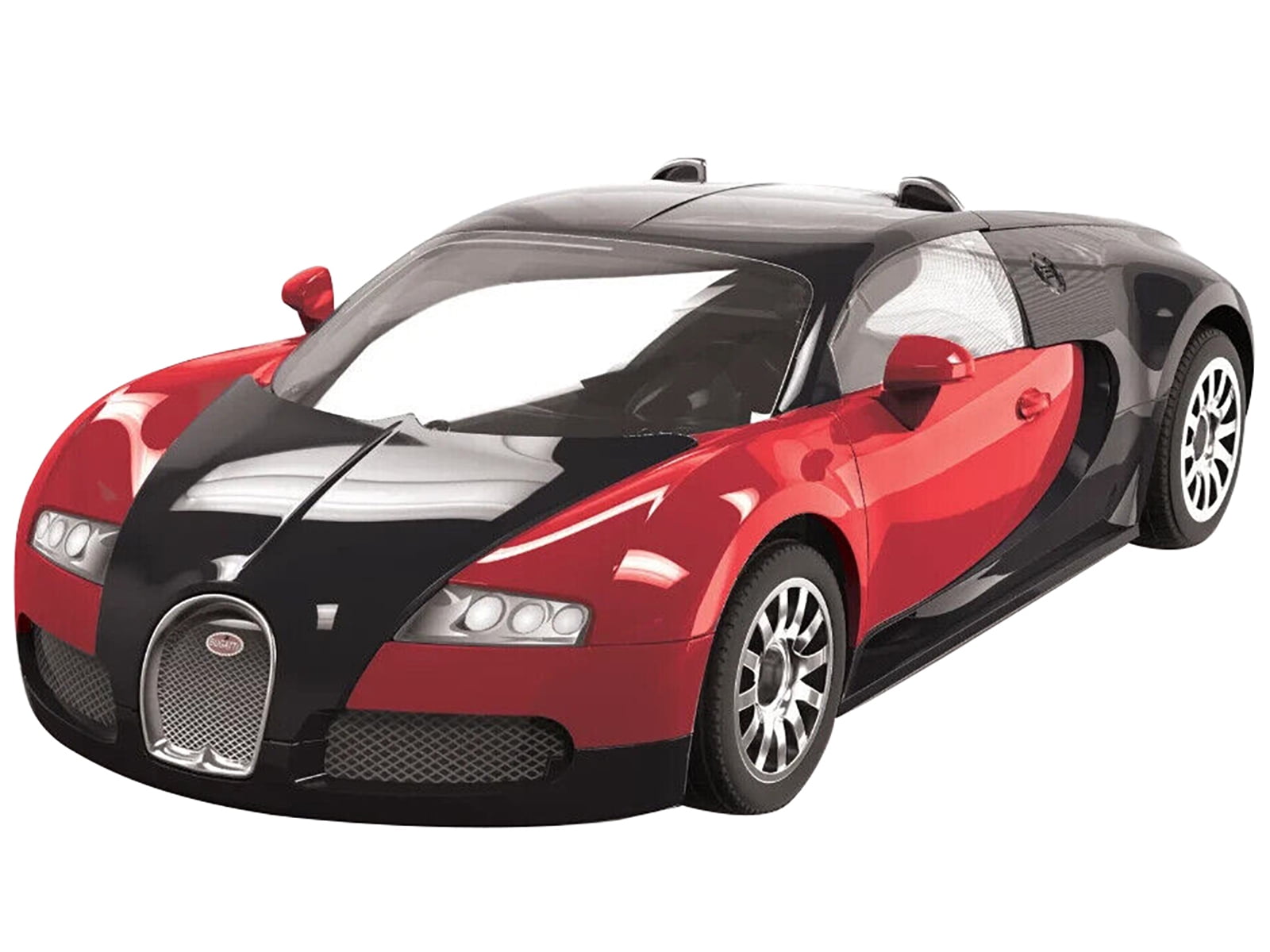 Skill 1 Model Kit Bugatti Veyron Red / Black Snap Together Model by ...