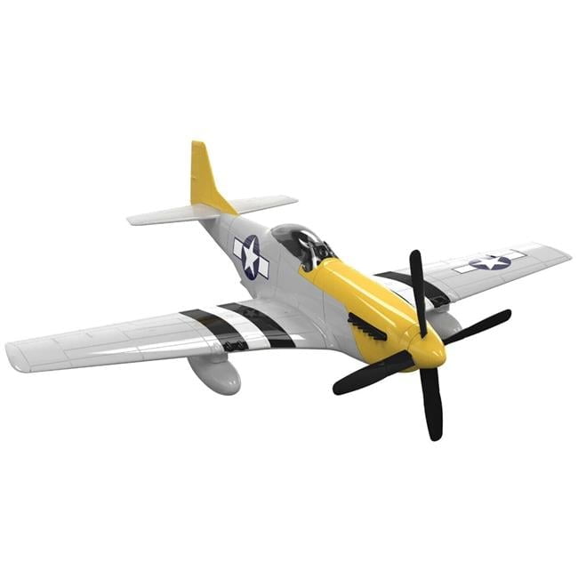 Skill 1 P-51D-Mustang Snap Together Painted Plastic Model Airplane Kit ...
