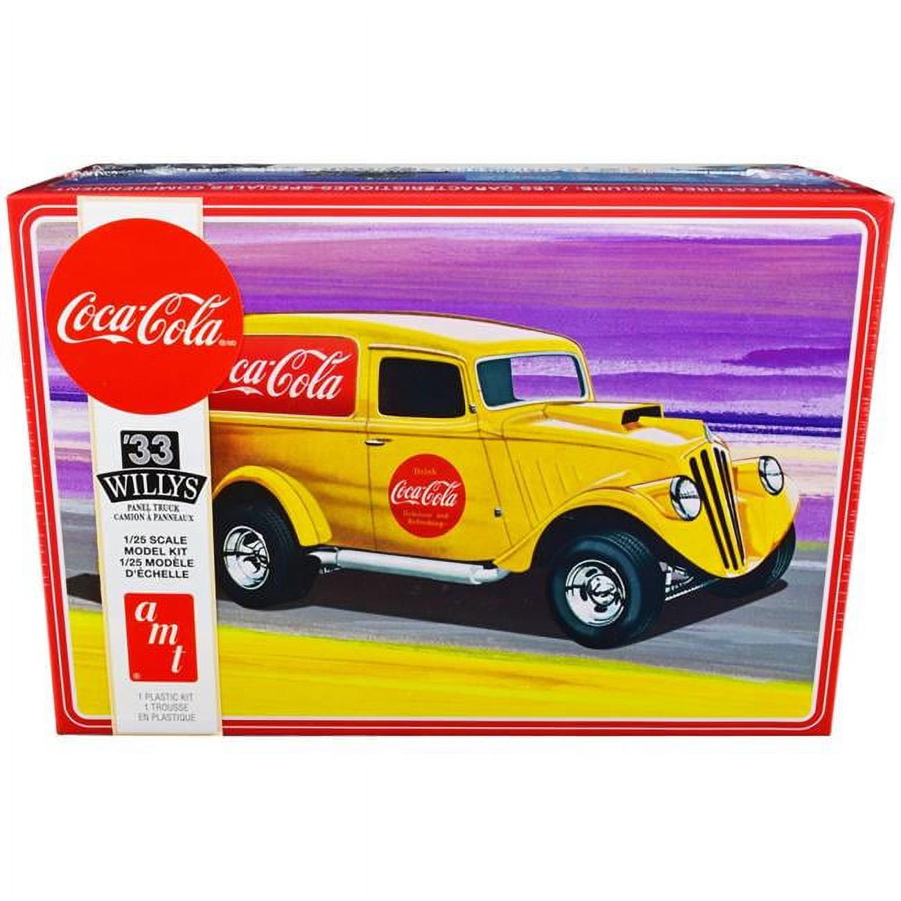 Skill 2 1933 Willys Panel Truck Coca-Cola 1 by 25 Scale Model Kit ...