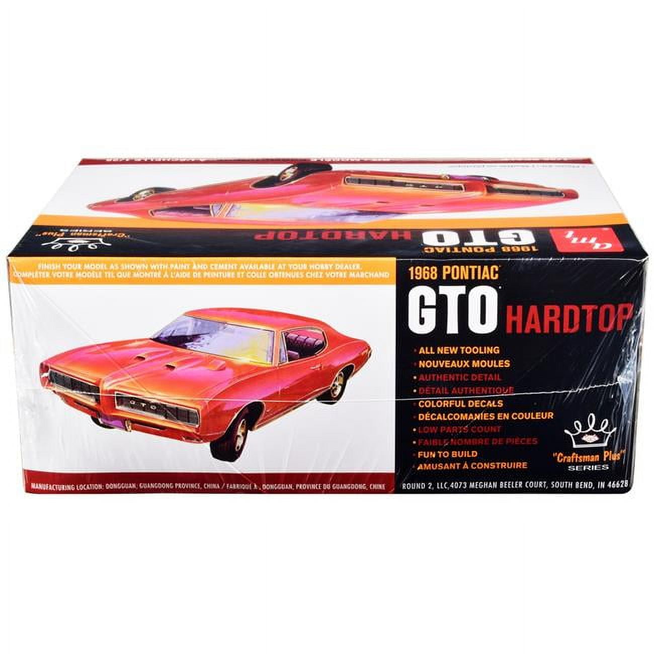 Skill 2 1968 Pontiac GTO Hardtop Craftsman Plus Series 1-25 Scale Model ...