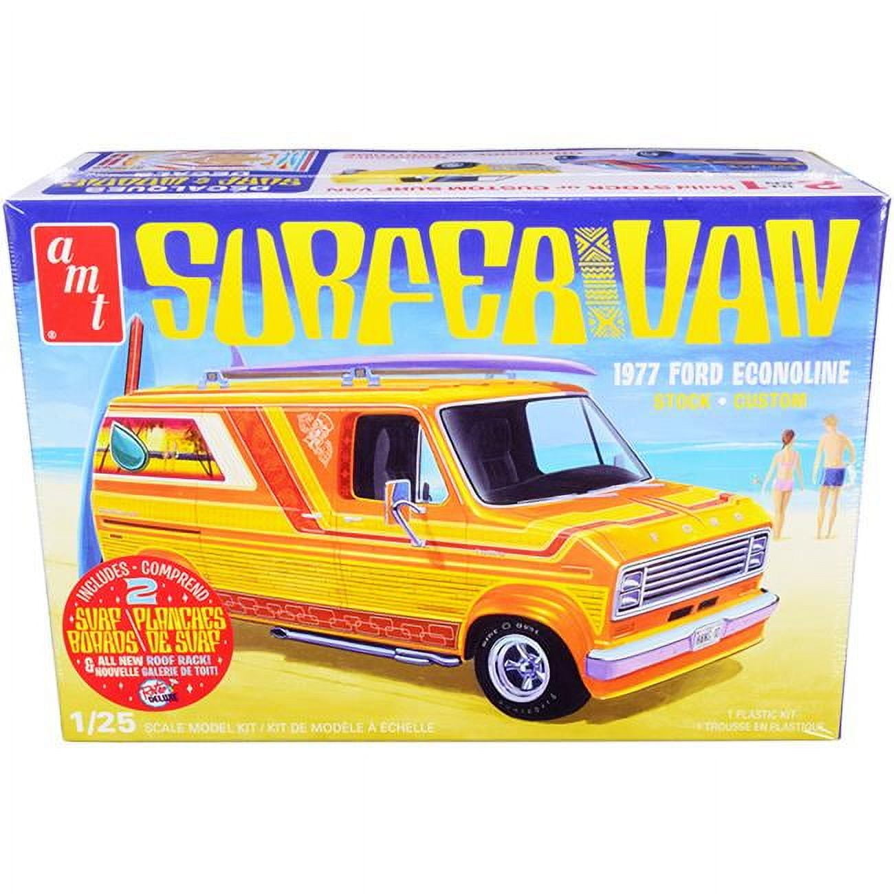 Skill 2 1977 Ford Econoline Surfer Van with Two Surfboards 2-in-1 1 by ...