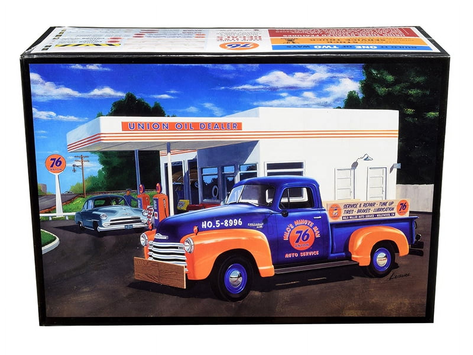 Skill 2 Model Kit 1950 Chevrolet 3100 Pickup Truck "Union 76" 2 in 1 ...