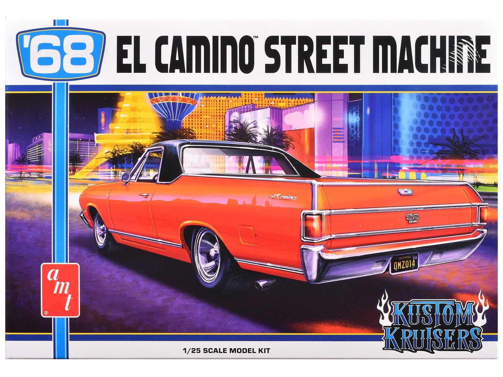 Skill 2 Model Kit 1968 Chevrolet El Camino Street Machine 1/25 Scale ...