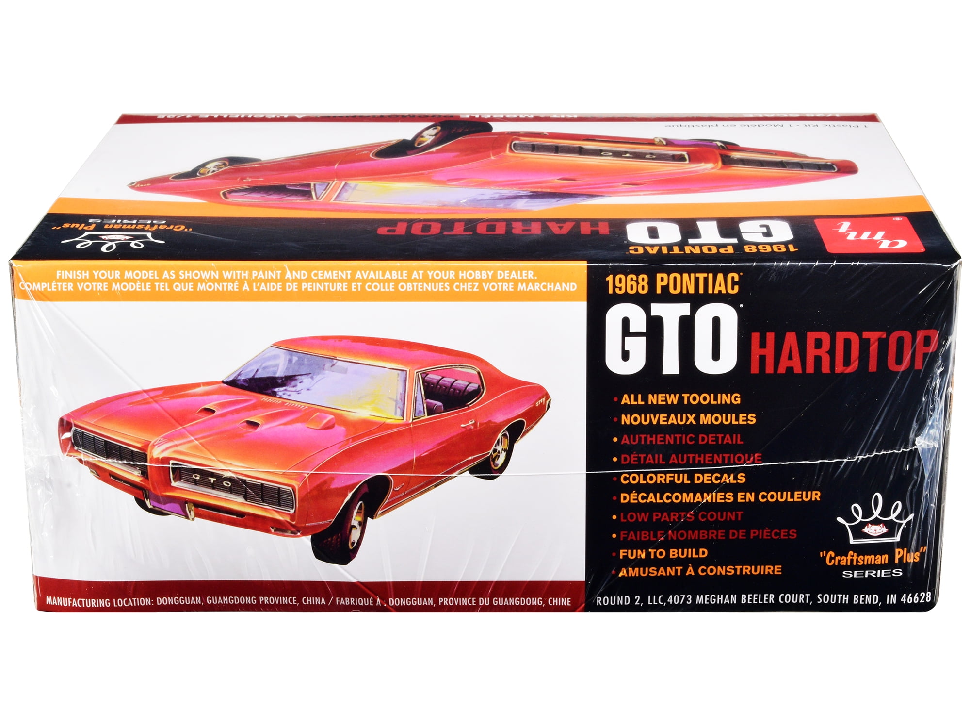 Skill 2 Model Kit 1968 Pontiac GTO Hardtop "Craftsman Plus" Series 1/25 ...