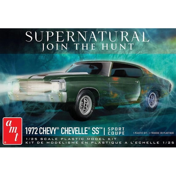 AMT Supernatural 1972 Chevy Chevelle 1/25 Scale Model Kit - Walmart.com