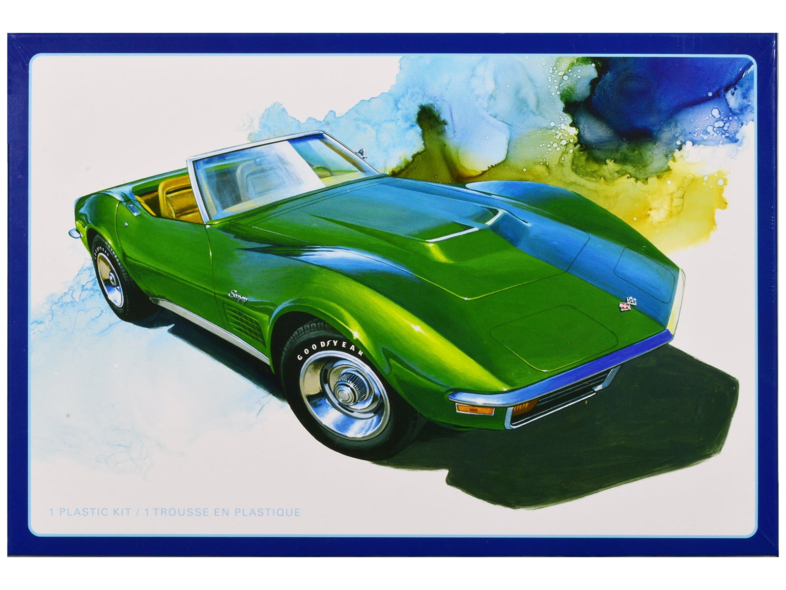 Skill 2 Model Kit 1972 Chevrolet Corvette Roadster 1/25 Scale Model by ...