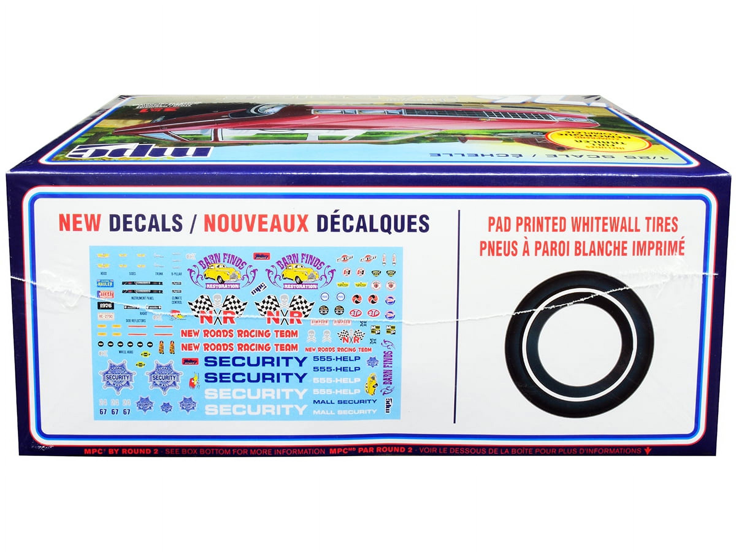 Skill 2 Model Kit 1976 Chevrolet Caprice with Trailer 3-in-1 Kit 1/25 ...