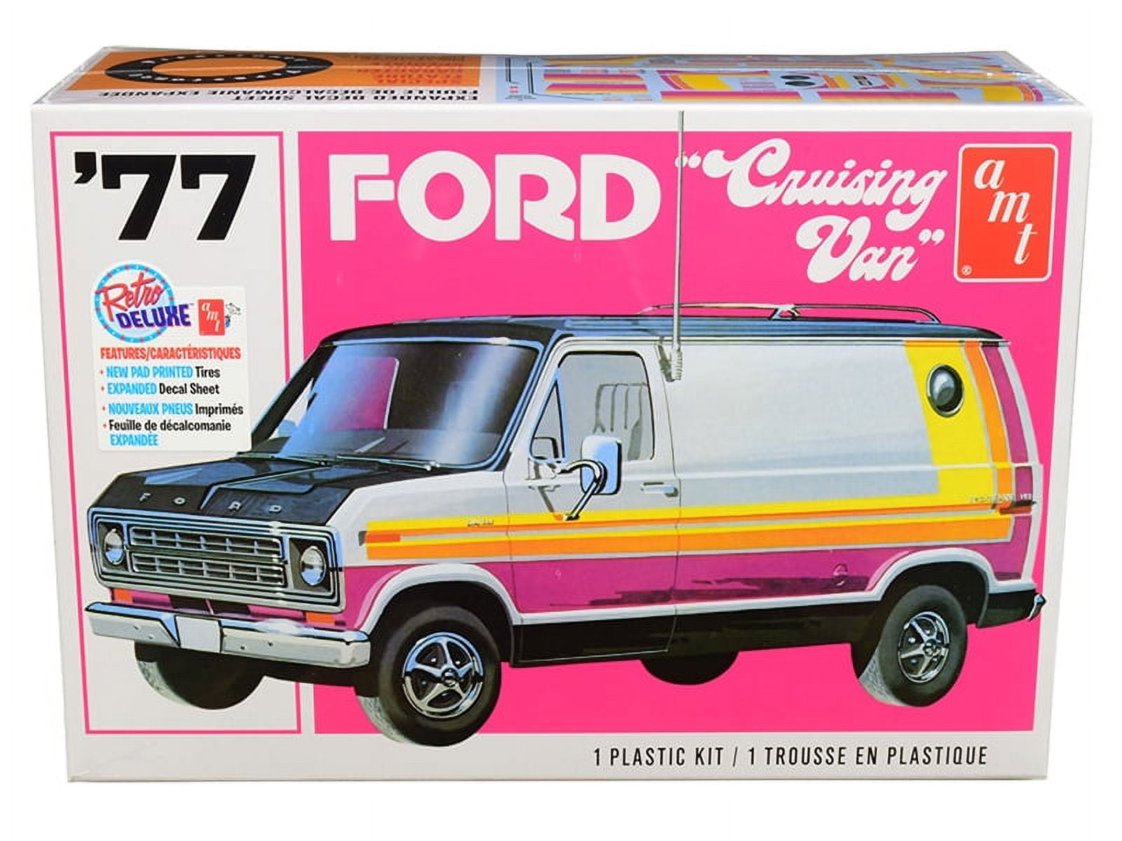 Skill 2 Model Kit 1977 Ford "Cruising Van" 1/25 Scale Model by AMT ...