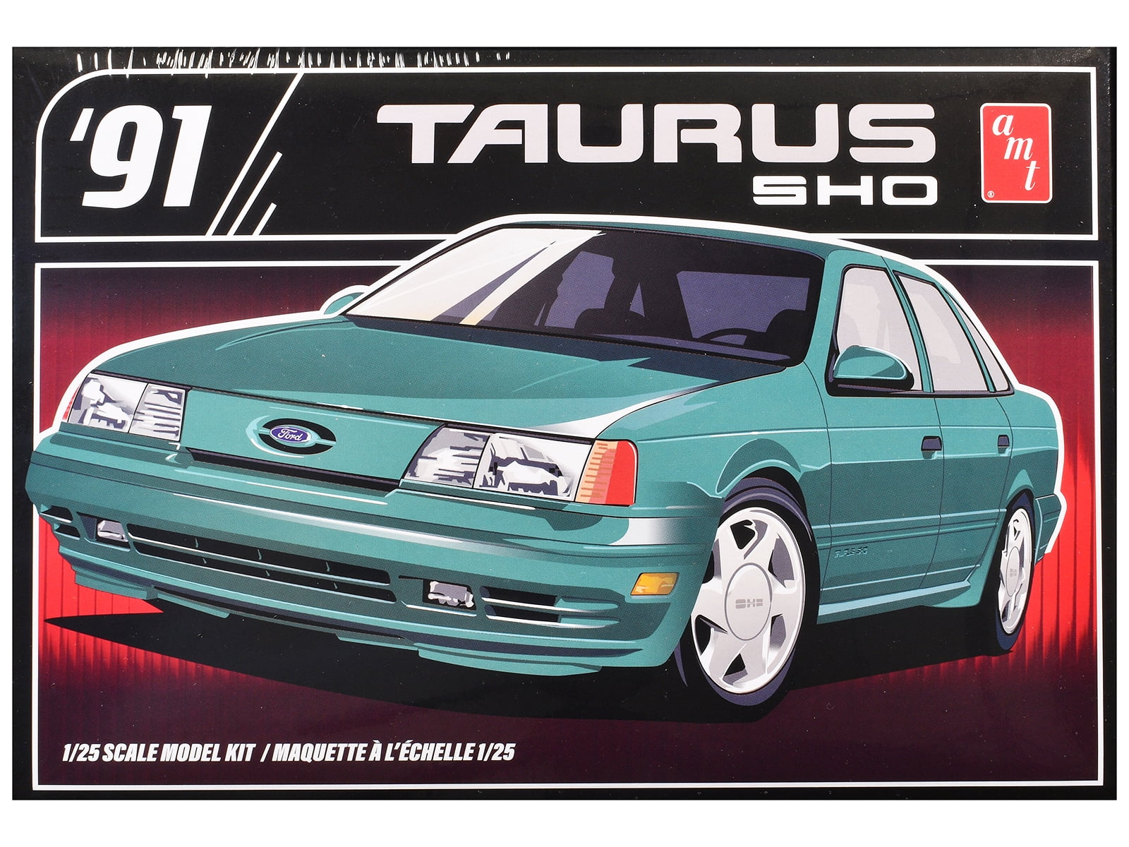 Skill 2 Model Kit 1991 Ford Taurus SHO 1/25 Scale Model by AMT ...