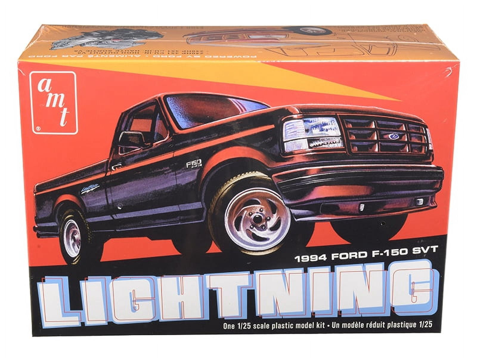 Skill 2 Model Kit 1994 Ford F-150 SVT Lightning Pickup Truck 1/25 Scale ...